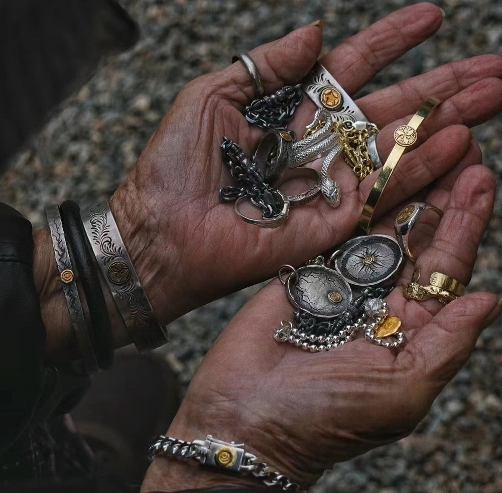 Handcrafted Mongolian Jewelry from Recycled Silver Coins & Silverware ...
